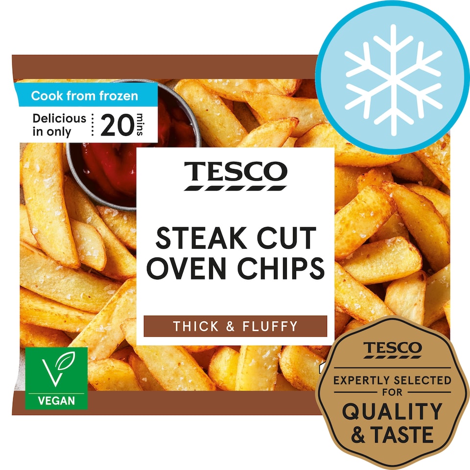 Tesco Steak Oven Cut Chips 1.5Kg - Tesco Groceries