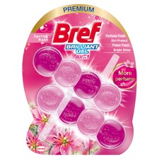 Bref Brilliant Gel All in 1 Spring Rain Solid Toilet Block 2 x 42 g ...