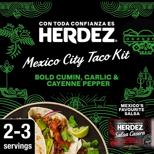 Herdez Mexico City Taco Kit 497G - Tesco Groceries