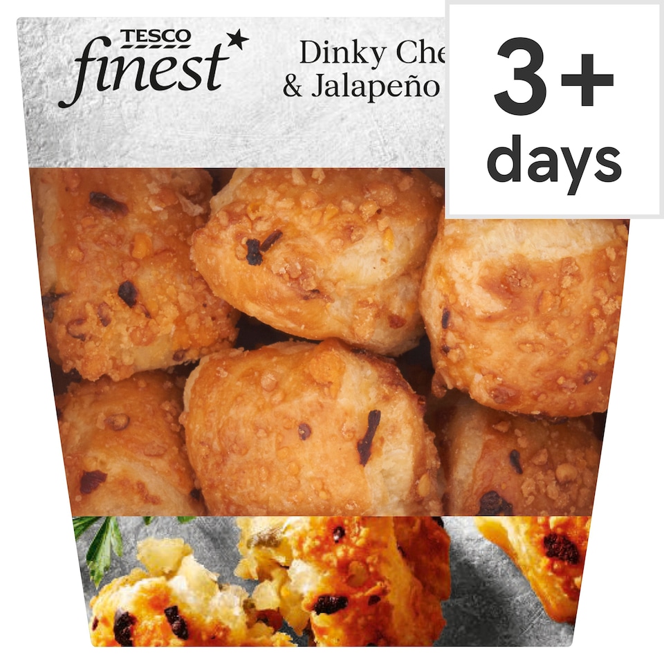 Tesco Finest Dinky Cheese & Jalapeno Mini Rolls 120g - Tesco Groceries