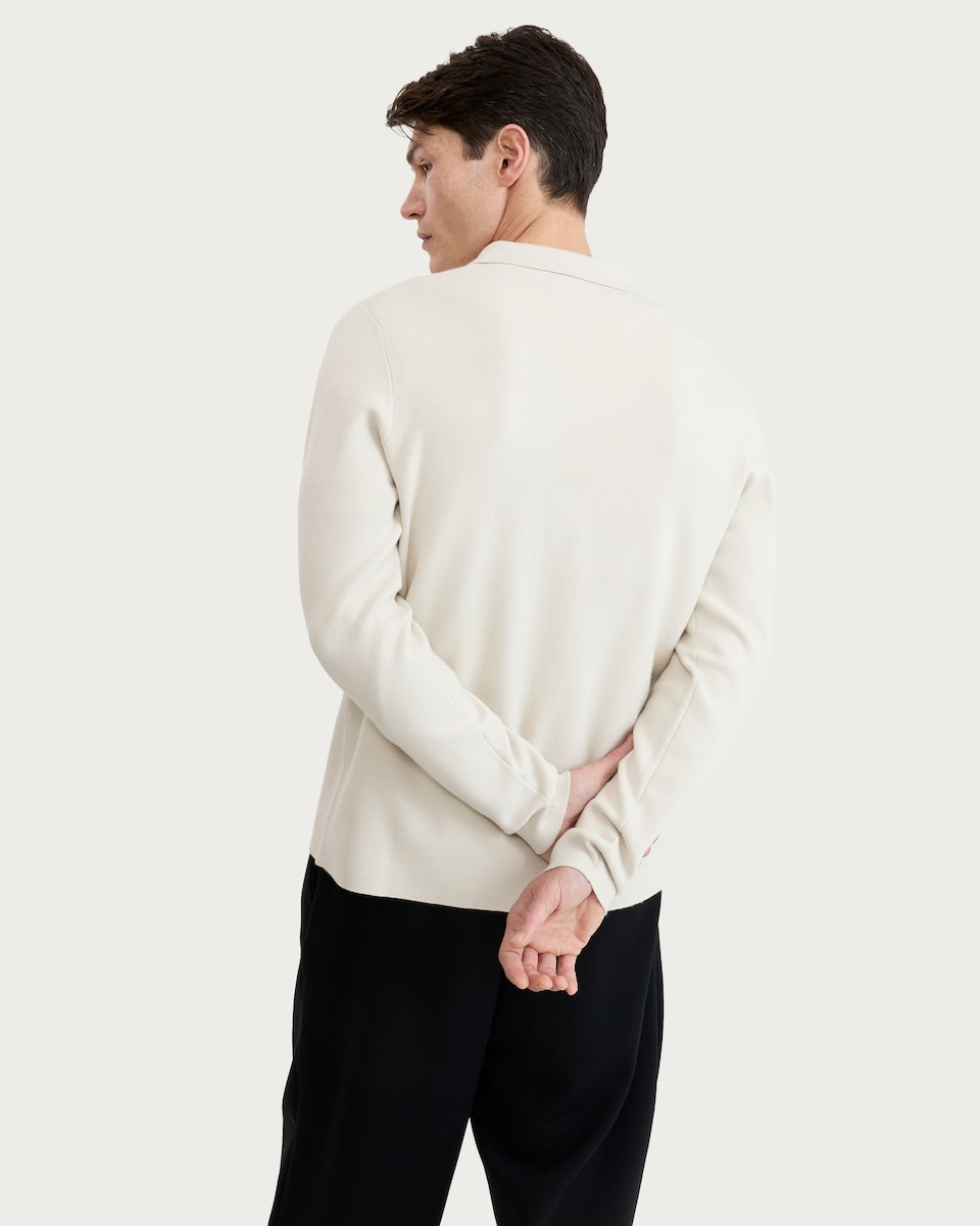 F&F Knitted Patch Pocket Relaxed Fit Button Up Cardigan in Ecru - Tesco ...