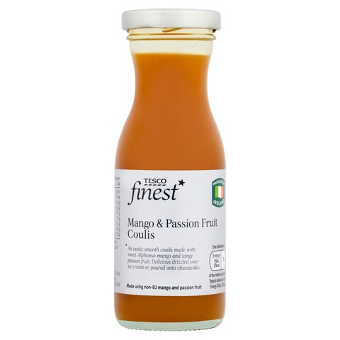 Tesco Finest Mango & Passion Fruit Coulis 190g - Tesco Groceries