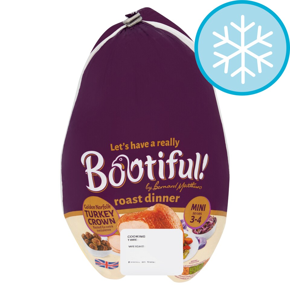 Bernard Matthews Bootiful Golden Norfolk Turkey Crown 1-1.4Kg - Tesco ...
