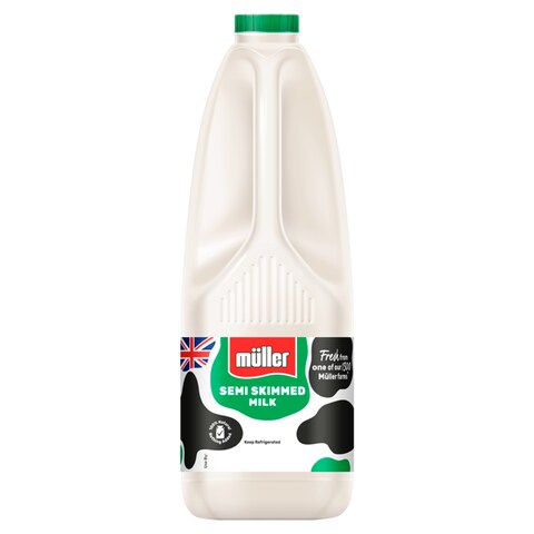 Muller Semi Skimmed Milk 2L - Tesco Groceries