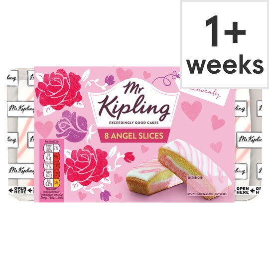 Mr Kipling 8 Angel Slices Slices - Tesco Groceries