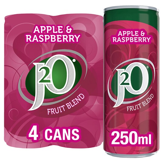 J2o Apple And Raspberry 4X250ml - Tesco Groceries