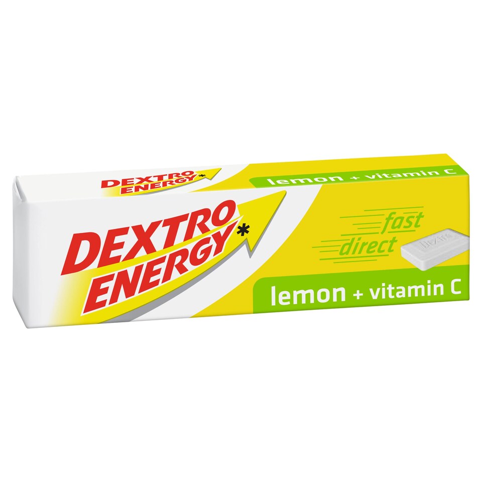Dextro Energy Dextrose Tablets - Lemon + Vitamin C 47g - Tesco Groceries