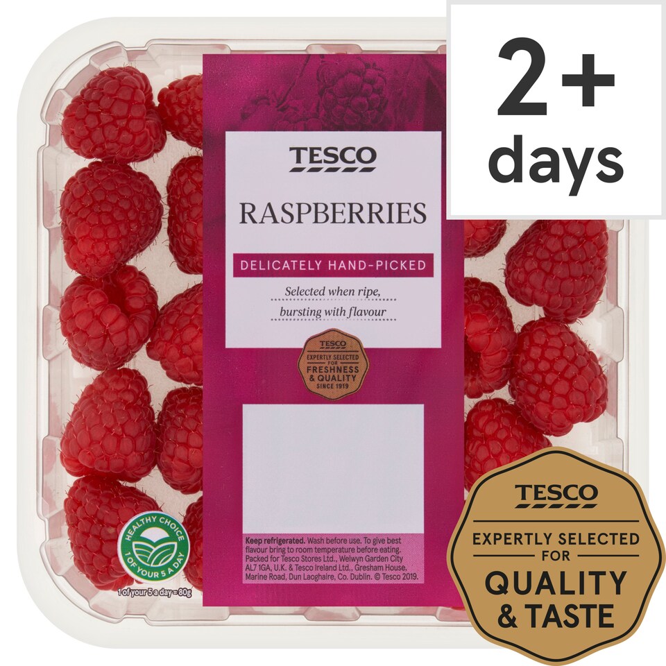 Tesco Raspberries 250G - Tesco Groceries