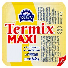 Mlékárna Kunín Termix maxi vanilka 130 g - Tesco Groceries