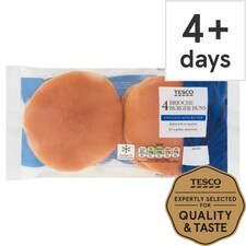 Tesco 4 Brioche Buns - Tesco Groceries