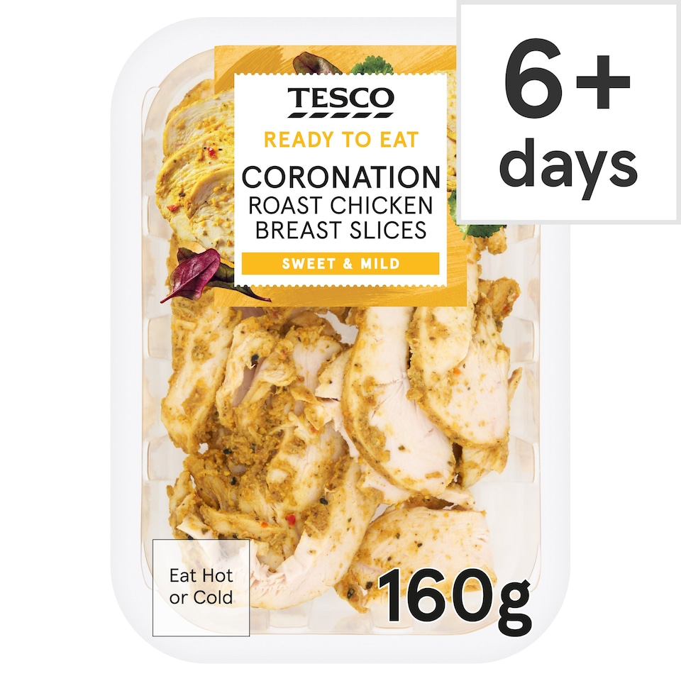 Tesco Coronation Roast Chicken Slices 160g - Tesco Groceries