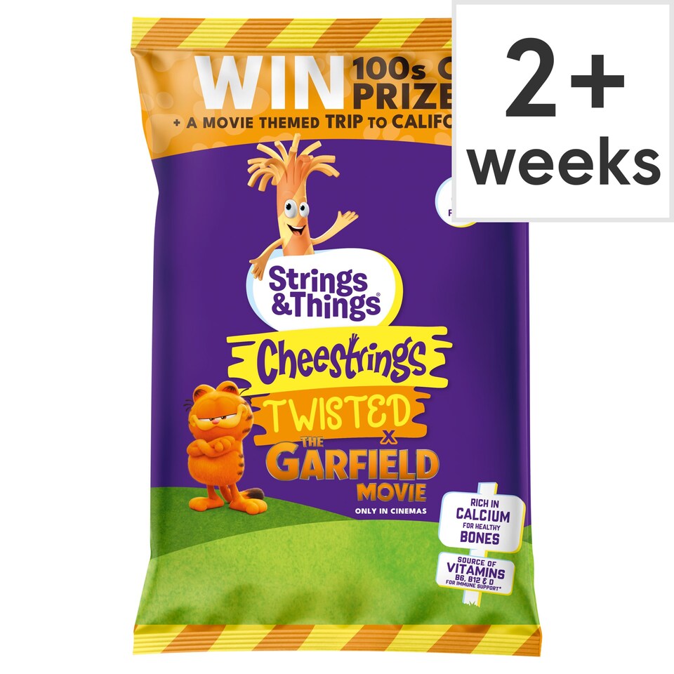 Cheestrings Twisted Cheese Snacks 8Pk 160G - Tesco Groceries