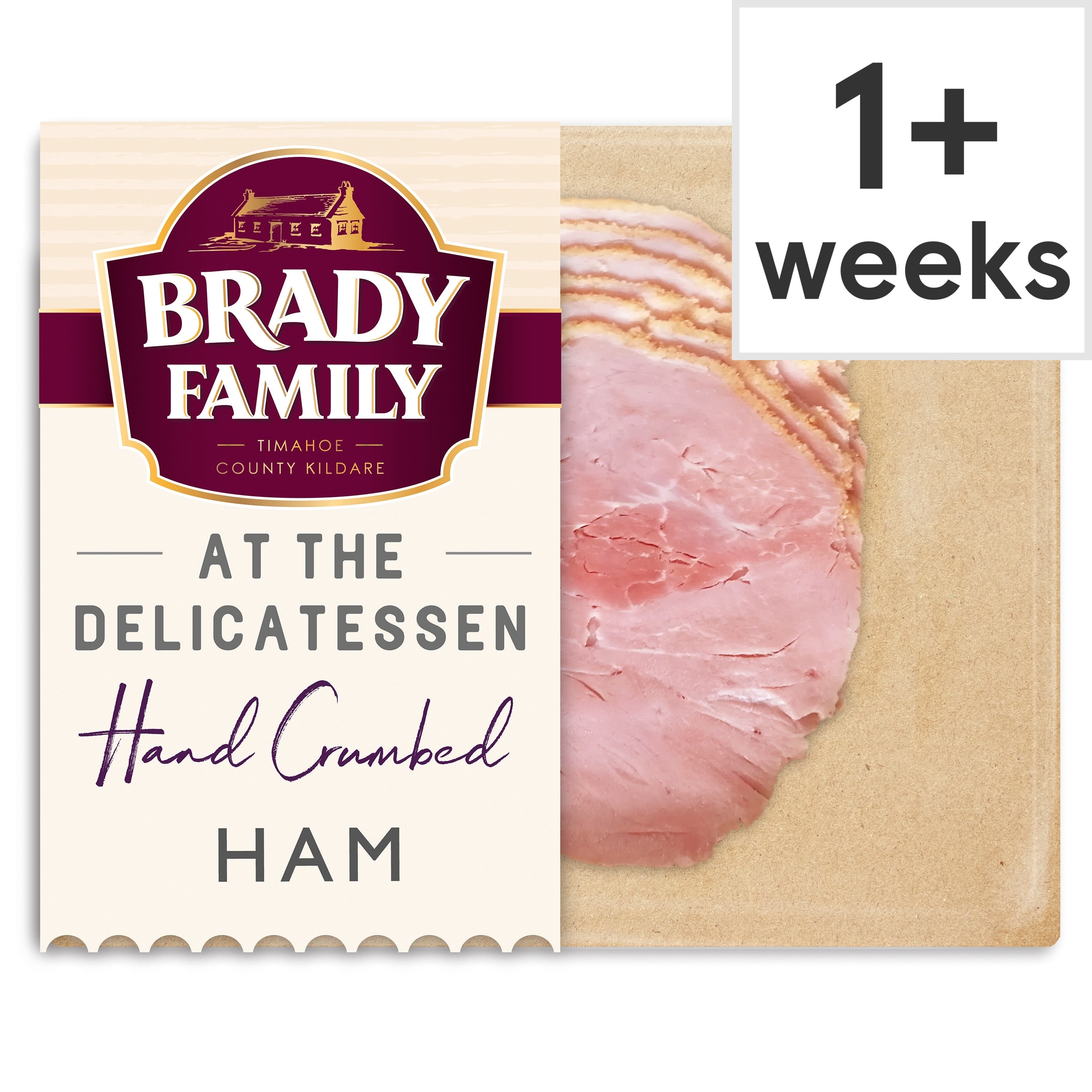 Brady Family At The Deli Crumbed Ham Slices 120G - Tesco Groceries