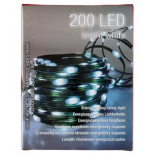 Snow Meister SM2462 200 LED Bright White Energy Saving String Pl Light ...