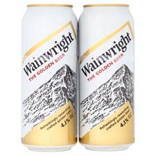 Wainwright The Golden Beer Ale Can 4x500ml - Tesco Groceries