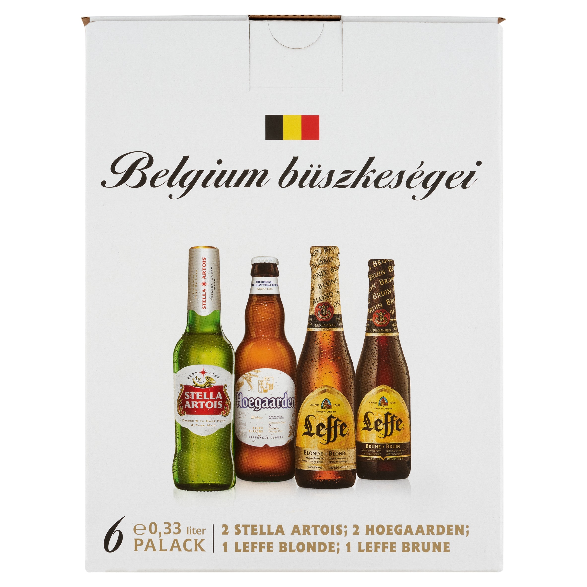 Belgium büszkeségei válogatás 6 x 0,33 l - Tesco Groceries