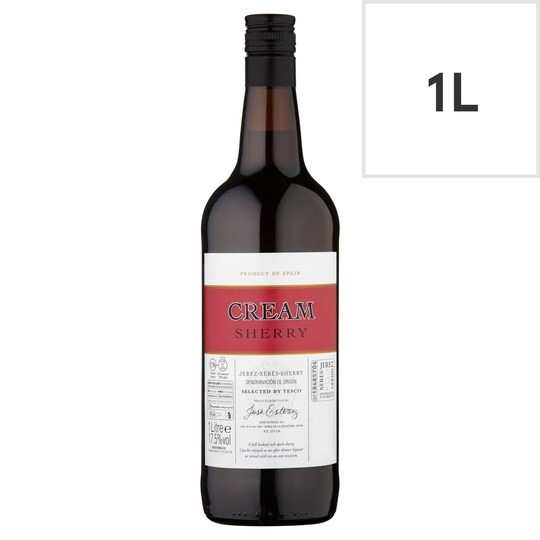 Tesco Cream Sherry 1L - Tesco Groceries