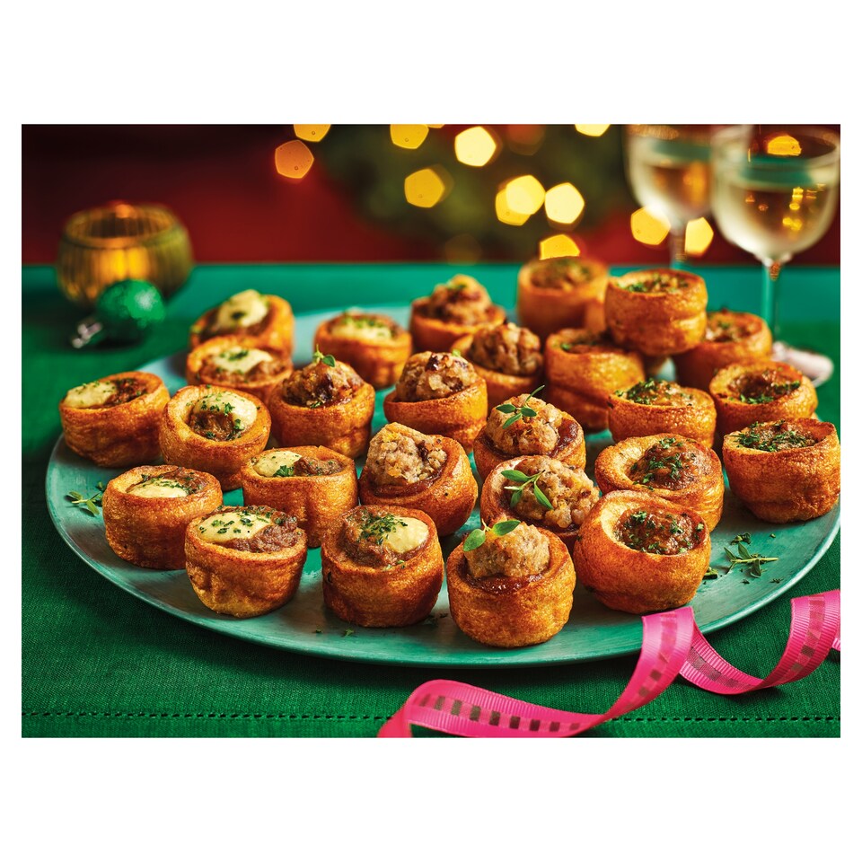 104. Tesco 36 Mini Yorkshire Pudding Selection 480g (Serves 12) - Tesco ...