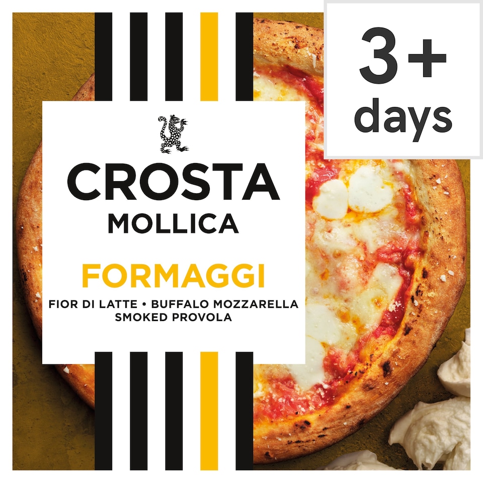Crosta & Mollica Formaggi Sourdough Pizza 410g - Tesco Groceries