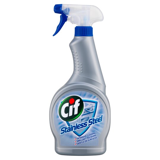 Cif Stainless Steel Spray 500Ml - Tesco Groceries