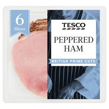 Tesco British Peppered Ham Slices 120g - Tesco Groceries