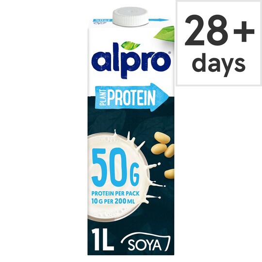 Alpro Plant Protein Original Soya Drink 1L - Tesco Groceries