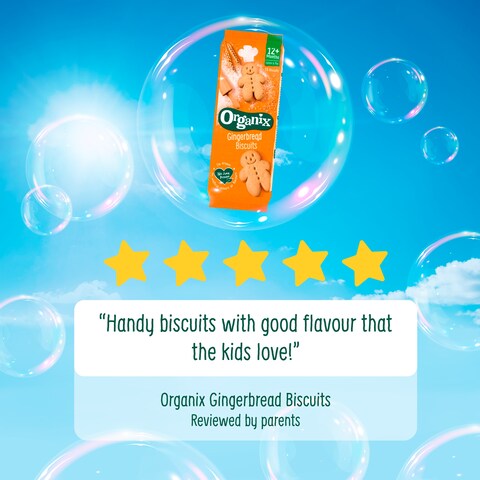 Organix Mini Gingerbread Men Biscuits 5x20g - Tesco Groceries