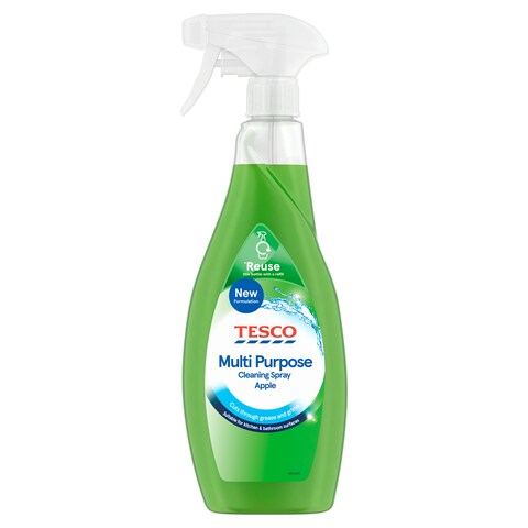 Tesco Multi Purpose Cleaning Spray Apple 750ml - Tesco Groceries