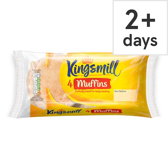 Kingsmill Muffins 4 Pack - Tesco Groceries