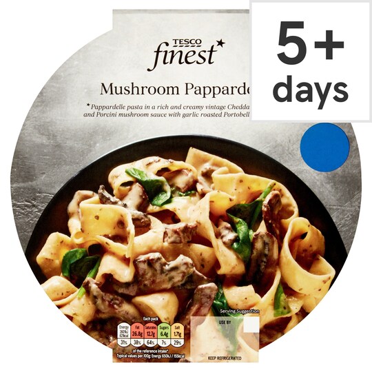 Tesco Finest Mushroom Pappardelle 400G - Tesco Groceries