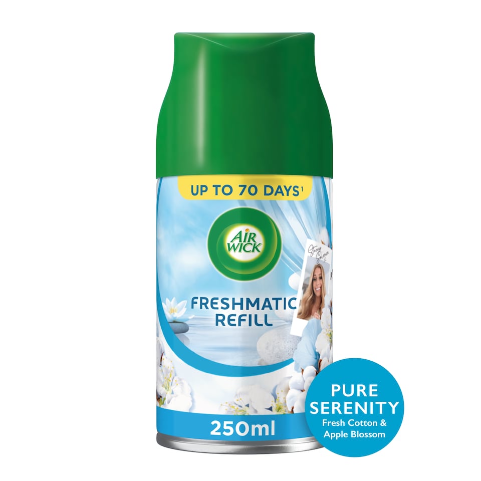 Air Wick Freshmatic Pure Serenity Fresh Cotton & Apple Blossom Refill ...