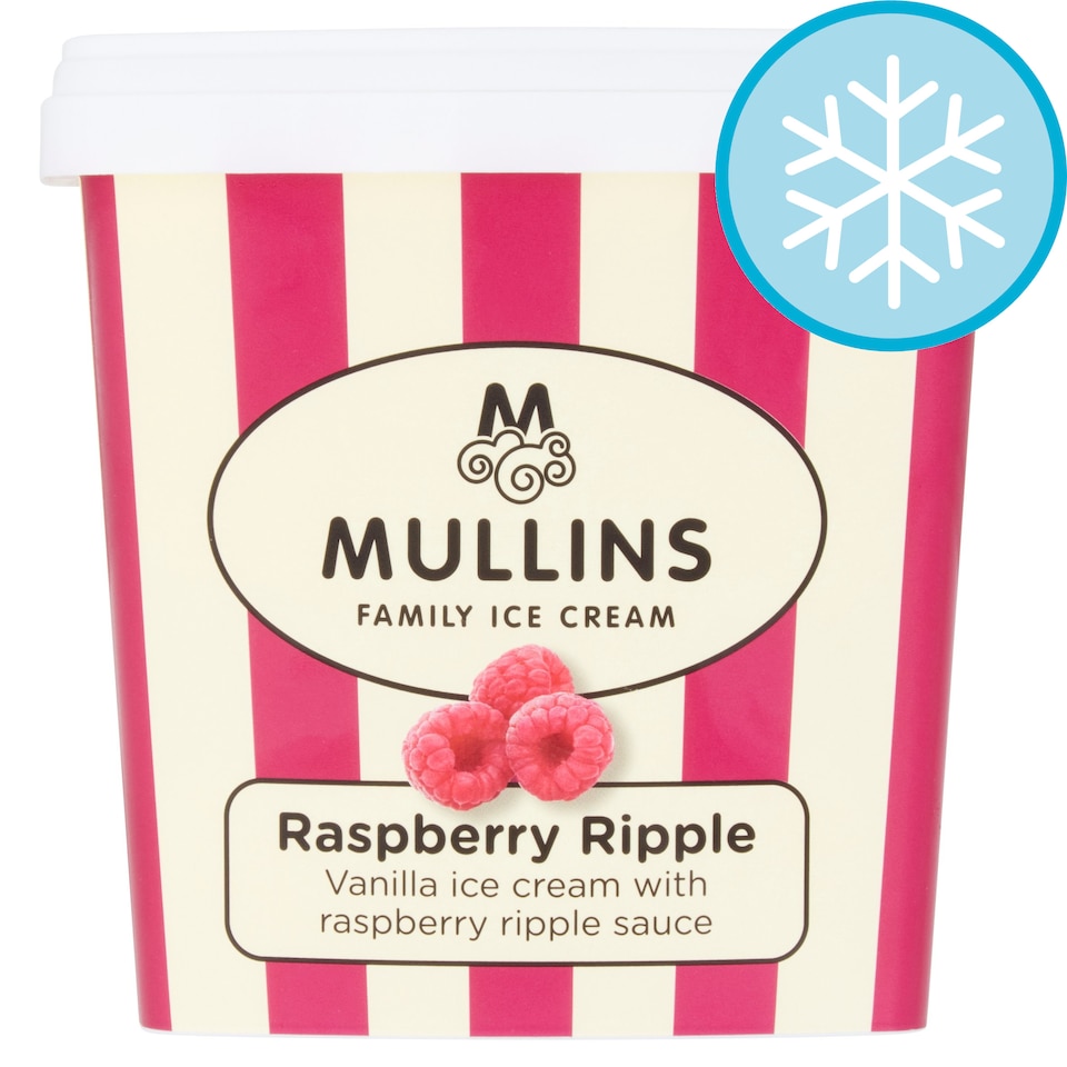 Mullins Raspberry Ripple Ice Cream 900ml - Tesco Groceries