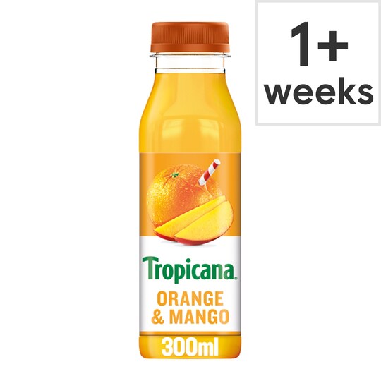 Tropicana Orange & Mango Juice 300Ml - Tesco Groceries