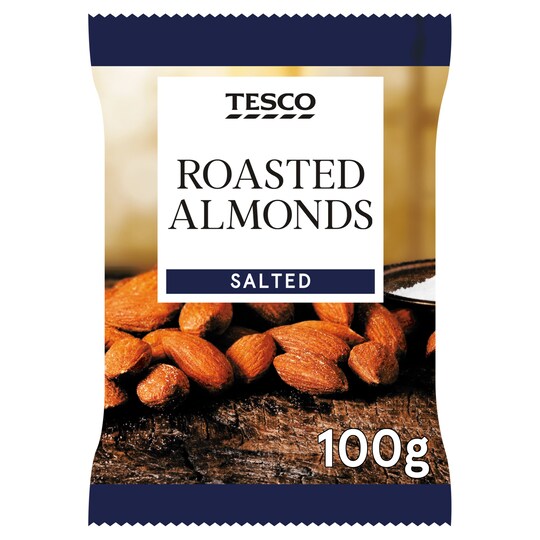 Tesco Roasted & Salted Almonds 100G - Tesco Groceries