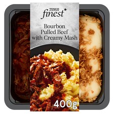 Tesco Finest Bourbon Pulled Beef With Creamy Mash 400G - Tesco Groceries