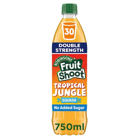 Fruit Shoot Double Strength Tropical Jungle No Added Sugar Squash 750ml ...