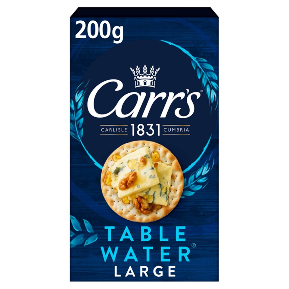 Carrs Table Water Biscuits 200G - Tesco Groceries