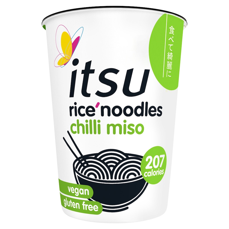 Itsu Chilli Miso Rice Noodle Cup 63G - Tesco Groceries