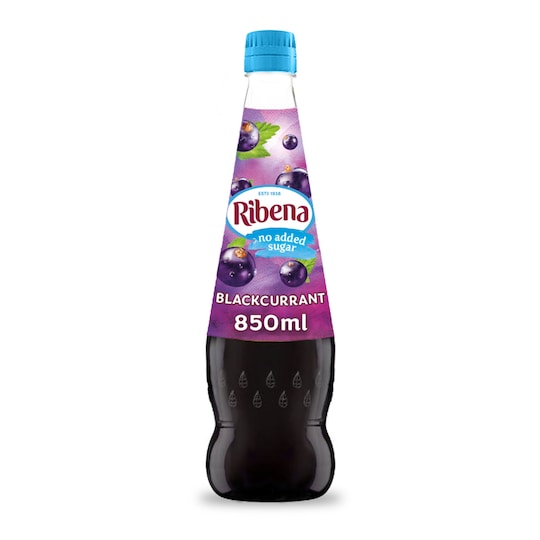 Ribena No Added Sugar Blackcurrant 850Ml - Tesco Groceries