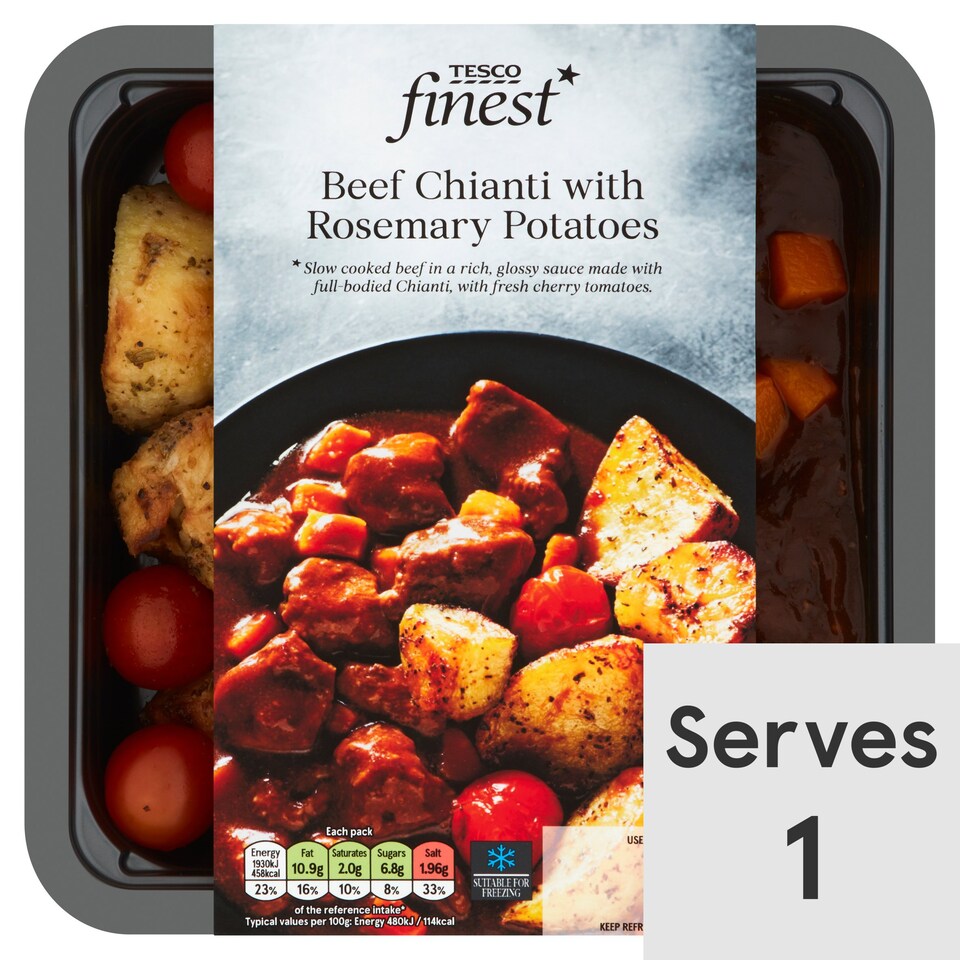 Tesco Finest Beef Chianti & Potato 450G - Tesco Groceries