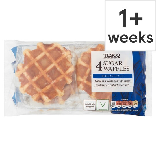 Tesco Sugar Waffles X4 - Tesco Groceries