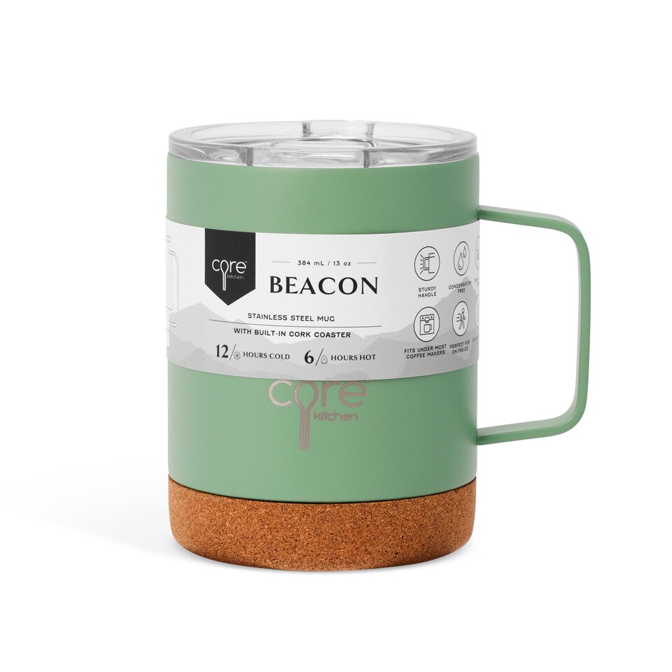 Core Kitchen Green Beacon Mug 384ml - Tesco Groceries