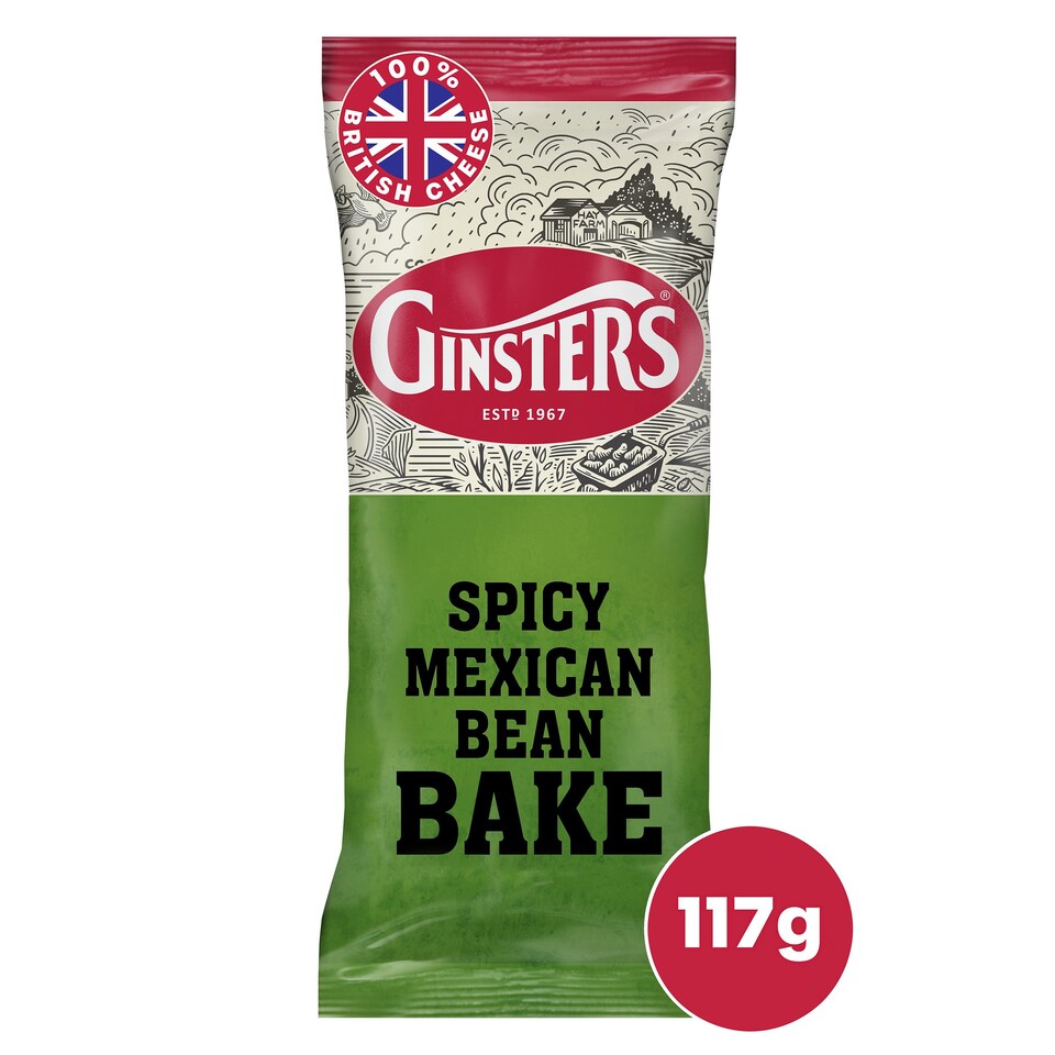GINSTERS SPICY MEXICAN BEAN BAKE 117G - Tesco Groceries