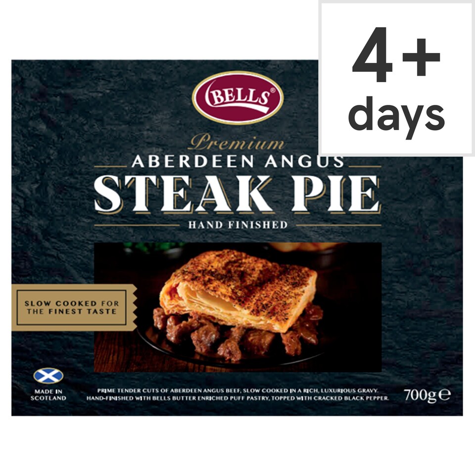 Bells Premium Aberdeen Angus Steak Pie 700g - Tesco Groceries