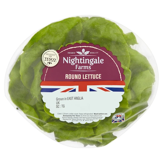 Nightingale Farms Round Lettuce - Tesco Groceries