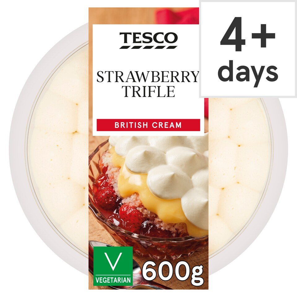 Tesco Strawberry Trifle 600G - Tesco Groceries