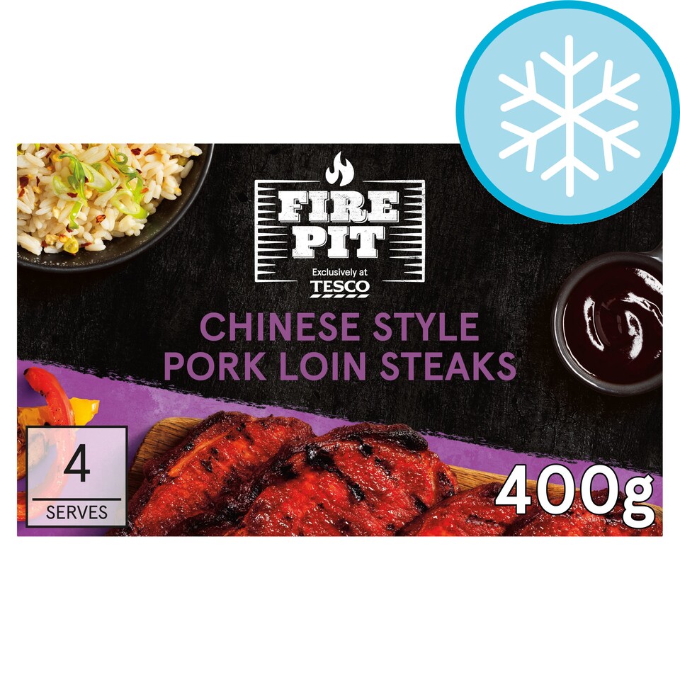 Tesco Fire Pit Chinese Style Pork Loin Steaks 400G - Tesco Groceries