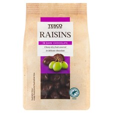 Tesco Raisins in Dark Chocolate 150 g - Tesco Groceries