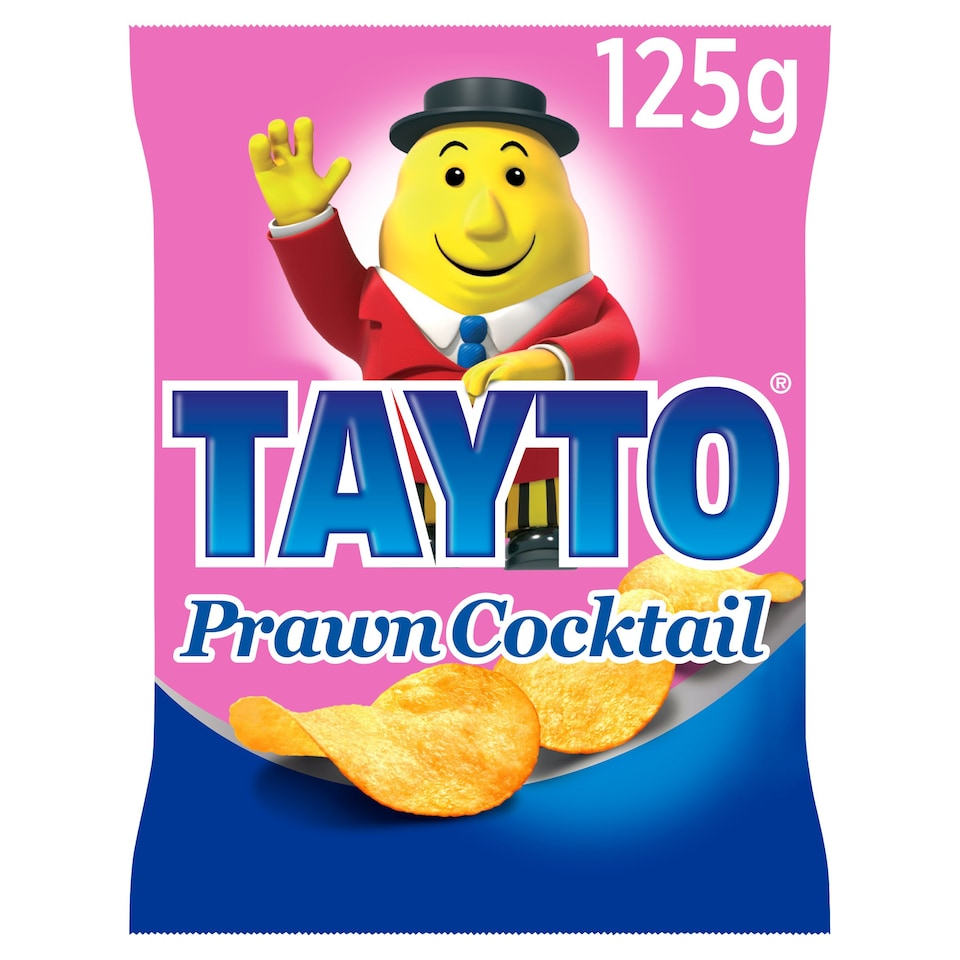 Tayto Prawn Cocktail Potato Crisps 125G - Tesco Groceries