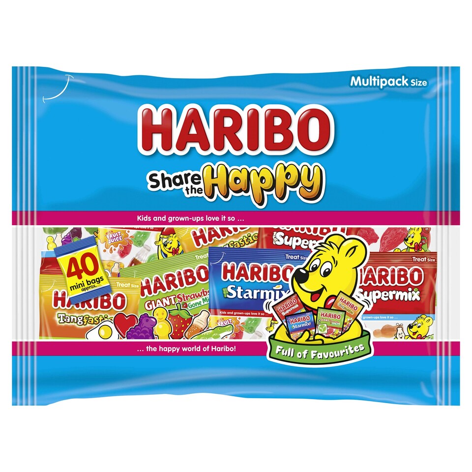 Haribo Share The Happy Sweets Multipack 640G - Tesco Groceries